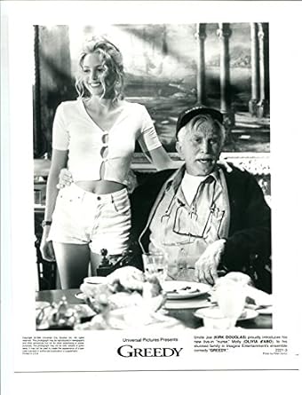 MOVIE PHOTO: GREEDY-1994-8X10 PROMO STILL-KIRK DOUGLAS-MICHAEL J. FOX ...