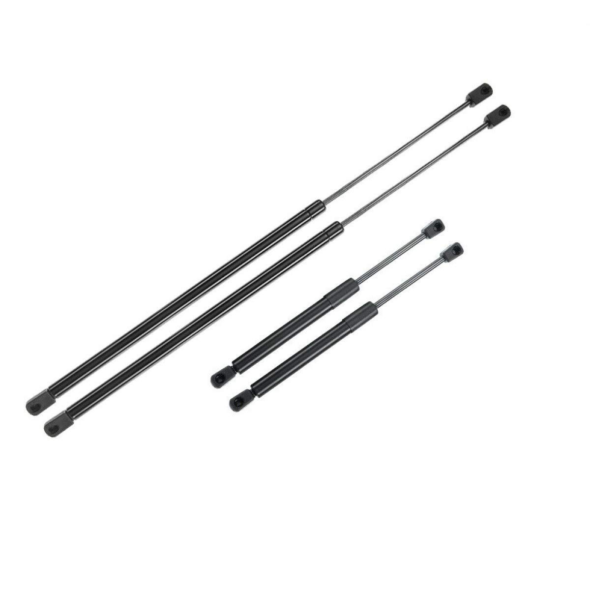 Set of 4 Rear Window Glass and Tailgate Lift Support Gas Struts Spring ...