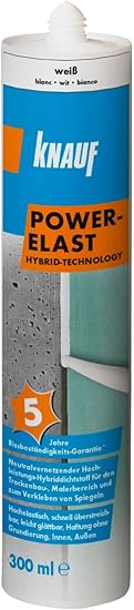 Knauf POWER-ELAST Hochleistungs Hybrid-Dichtstoff zum Verfugen von Anschluss-Fugen – Fugen ...