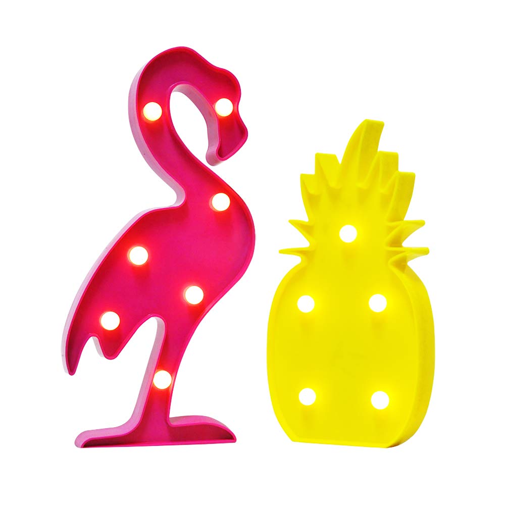 Buy AceList Luau Party Decorations Flamingos Pineapple Lights Tropical buy-acelist-luau-party-decorations-flamingos-pineapple-lights-tropical