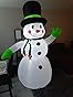 Amazon.com: Thanger 7 FT Christmas Inflatables Snowman Outdoor Yard ...