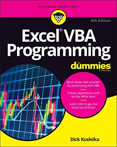 سعر Excel VBA Programming For Dummies, 6th Edition فى مصر | بواسطة امازون مصر | كان بكام
