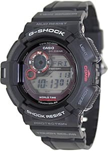 Casio G-Shock Men's Mudman Solar Digital Watch G-9300-1ER with Resin ...