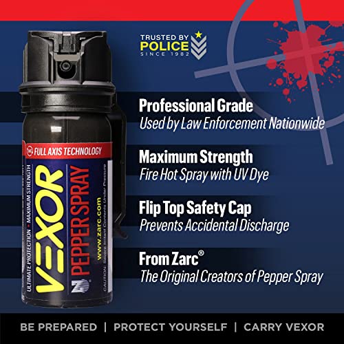 Mace Pepper Spray For Women Fox Pepper Spray VEXOR Police Strength Self ...