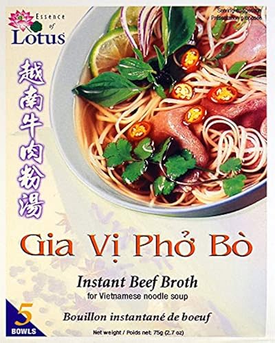 Essence of Lotus Instant Beef Pho Broth for Vietnamese Noodle Soup ...
