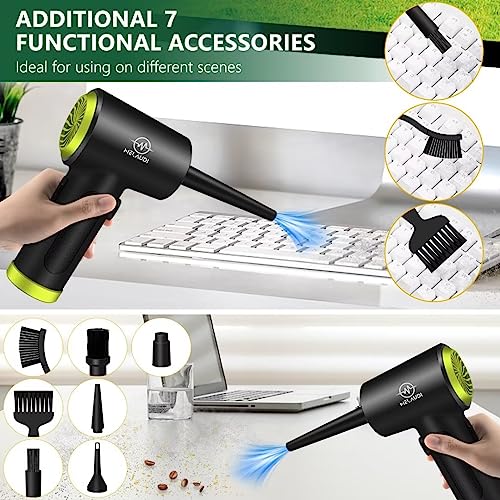 Pc Keyboard Cleaner JUFINX X301 Electric Air Duster - 3000mAh Removable ...