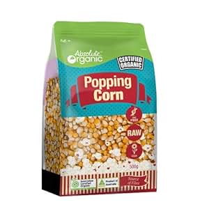 Absolute Organic Popping Corn, 500g: Amazon.com.au: Grocery & Gourmet Food