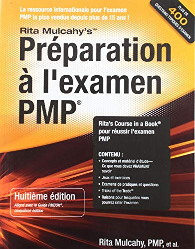 PMP Exam Prep 8th Edition (French Edition): Rita Mulcahy, RMC ...