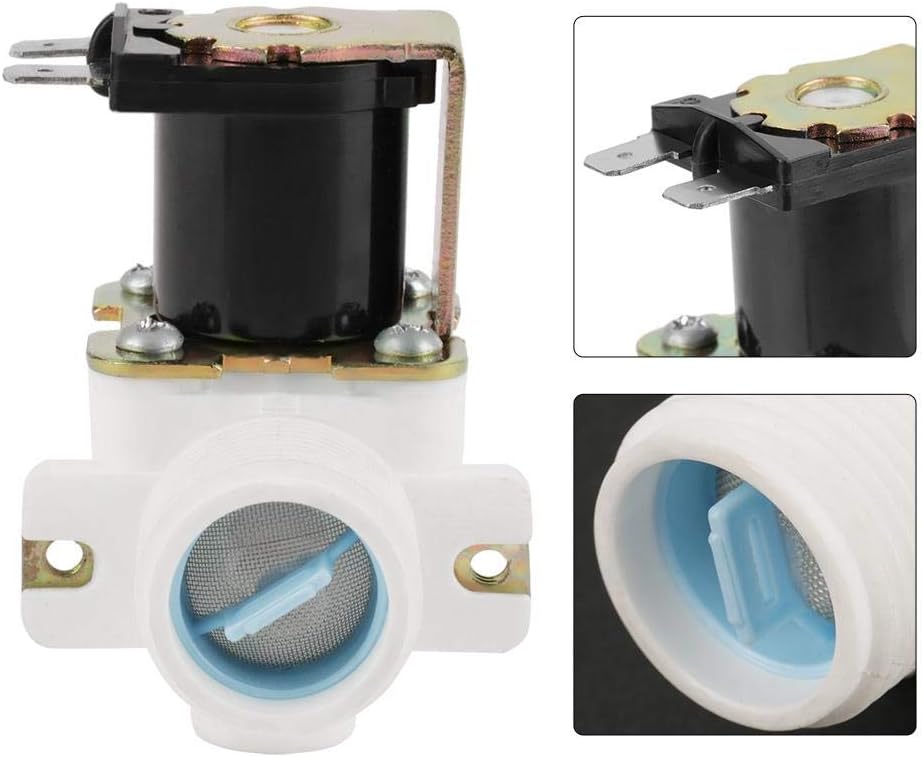 Water Solenoid Valve AC 220V/240V BSPP 3/4” Water Inlet Electric ...