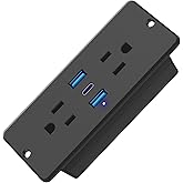 Amazon.com: HHSOET 13 in 1 Recessed Power Strip Flat Plug, Fast ...