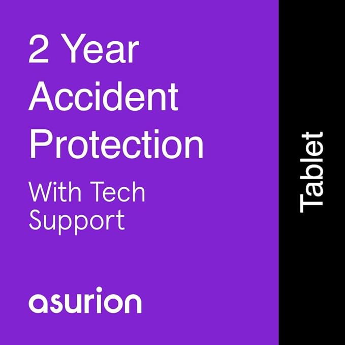 Amazon.com: ASURION 2 Year Tablet Accident Protection Plan with Tech Support $450-499.99 ...