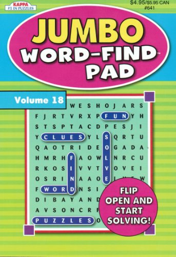 Jumbo Word-Find Pad: none: Books - Amazon