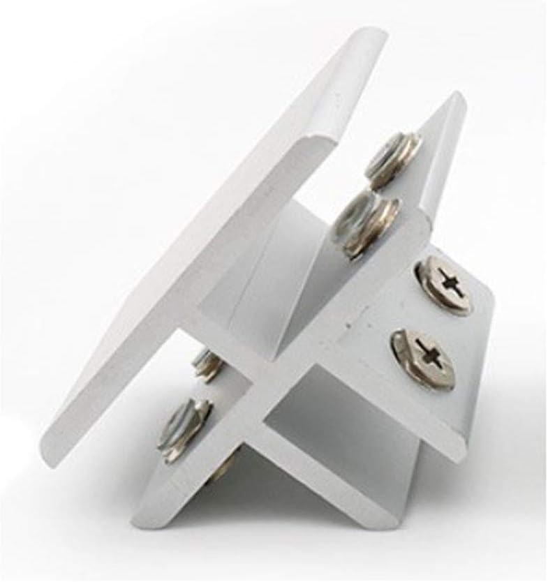 Set of 4 NUZAMAS T Shape Glass Clamps, Glass-to-Glass Holder ...