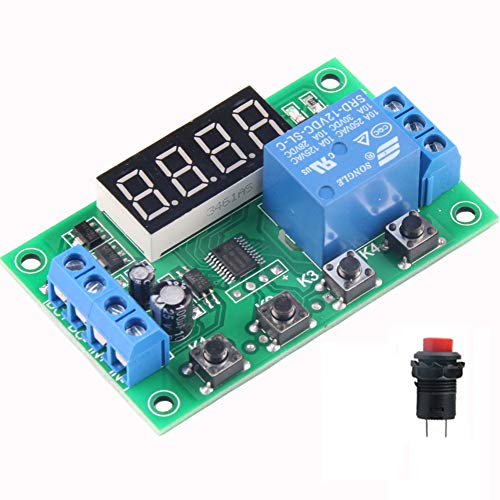Mini Dc 12v Programmable 0 01sec To 999min Timer Relay Delay Module 32 Programs Meet Various