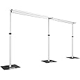 Amazon.com : Hecis Heavy Duty Backdrop Stand, 10x20Ft Double Crossbar ...