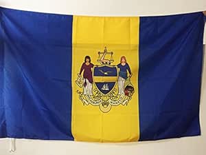 AZ FLAG Bandera de la Ciudad DE FILADELFIA 90x60cm para Palo - Bandera ...