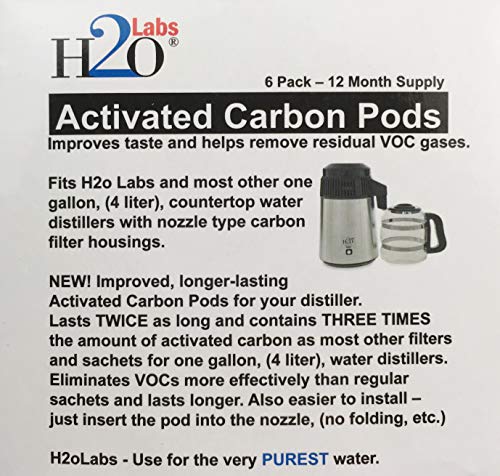 12 Pack of Distiller Filters Made From Activated Charcoal Works Great ...