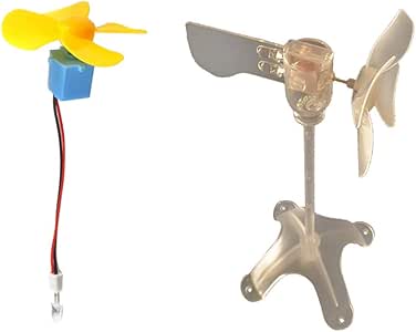 Amazon.com: DYNWAVE Mini Wind Generators Set DIY Miniature LED Wind ...