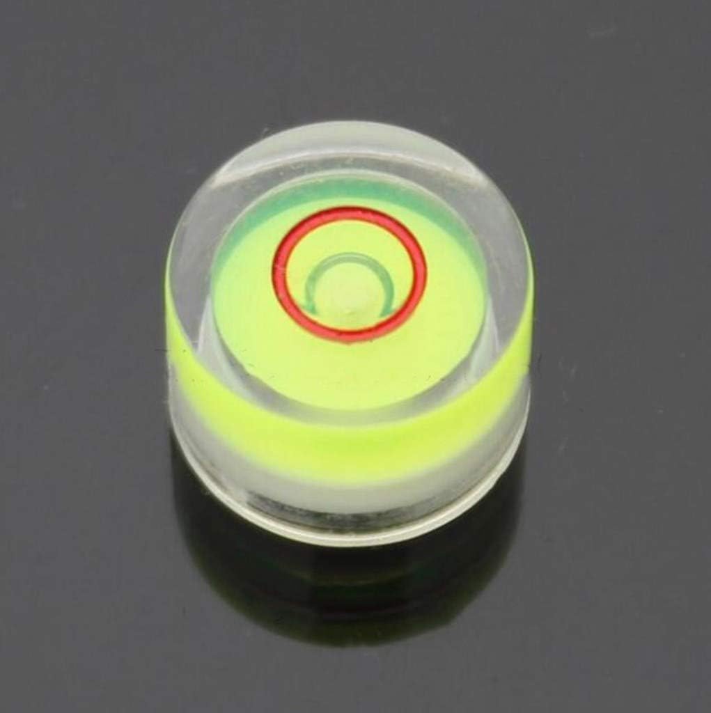 12PCS Small Bubble Spirit Level 12x7.5mm Circular Mini Bullseye Bubble ...