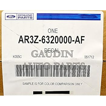 Amazon.com: Genuine Ford AR3Z-6320000-AG Stripe Decal: Automotive