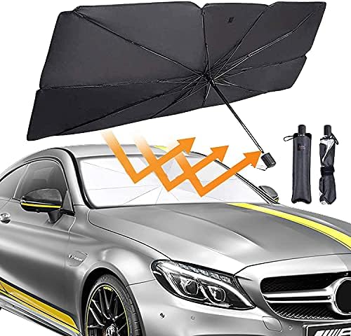 Car Windshield Sun Shade Umbrella Blocks UV Rays Sun Visor Protector ...