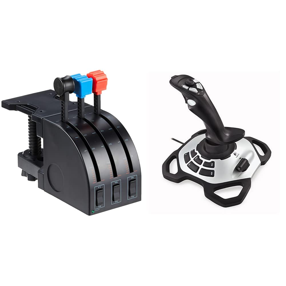 Mua Logitech Pro Flight Throttle Quadrant & Extreme 3D Pro Joystick for ...