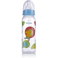Amazon.com : Nuby Printed Non Drip Standard Bottle, Colors May Vary, 2 Count : Baby Bottles : Baby