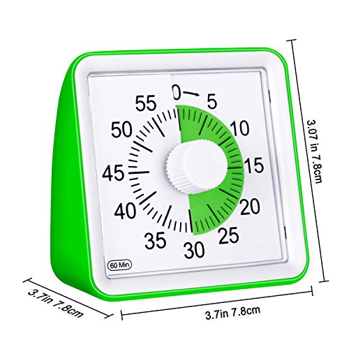 60 Minute Visual Analog Timer Silent Timer Time Management Tool For