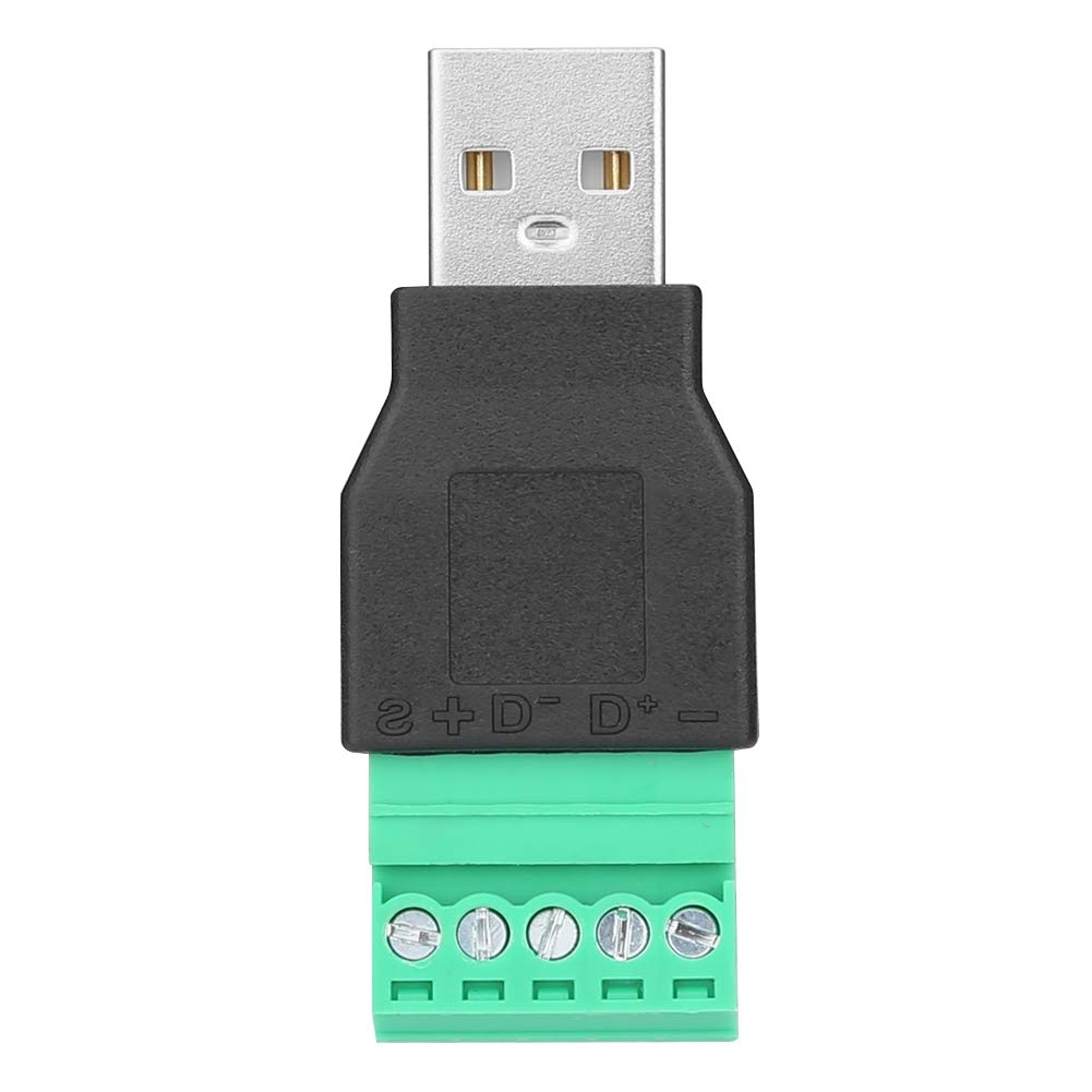 USB Interface Adapter DC Screw Terminal Plug Connector 5 Pin Screw ...