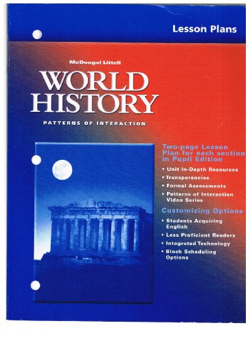 McDougal Littell World History: Patterns of Interaction: Lesson Plans ...