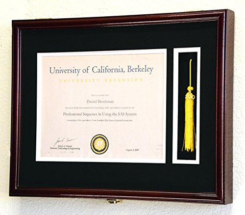Amazon.com - Graduation Diploma and Tassel Frame Display Case 11 x 8.5 ...