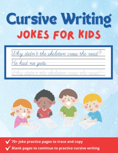 Mua Cursive Writing Jokes for Kids: A Cursive Writing Practice Workbook ...