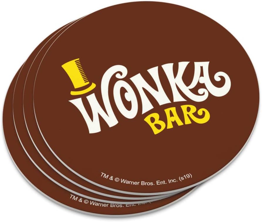Graphics & More Willy Wonka and the Chocolate Factory Wonka Bar Logo ...