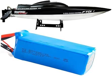 RC FT011 RC Boat Battery Upgraded High Capacity 14.8V 2800mAh ...