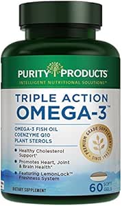 Amazon.com: Purity Products - Triple Action Omega-3 Super Pill - 60 ...