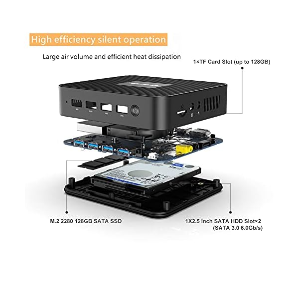 MINIS FORUM Mini PC, Intel Celeron Processor J4125 CPU de Cuatro ...