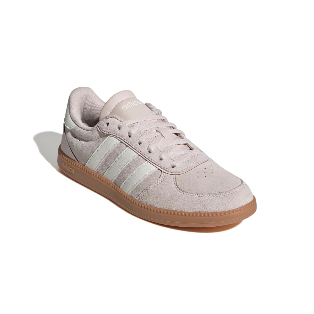 adidas Women's Breaknet Sleek Sneaker, Putty Mauve/White/Gum, 8.5 for ...