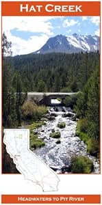 Amazon.com : Hat Creek 11x17 Fly Fishing River Map : Outdoor Recreation ...
