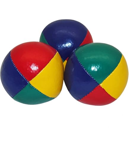 Set Of 3 Durable PU Leather Juggling Supplies Wholesale Juggling Balls ...