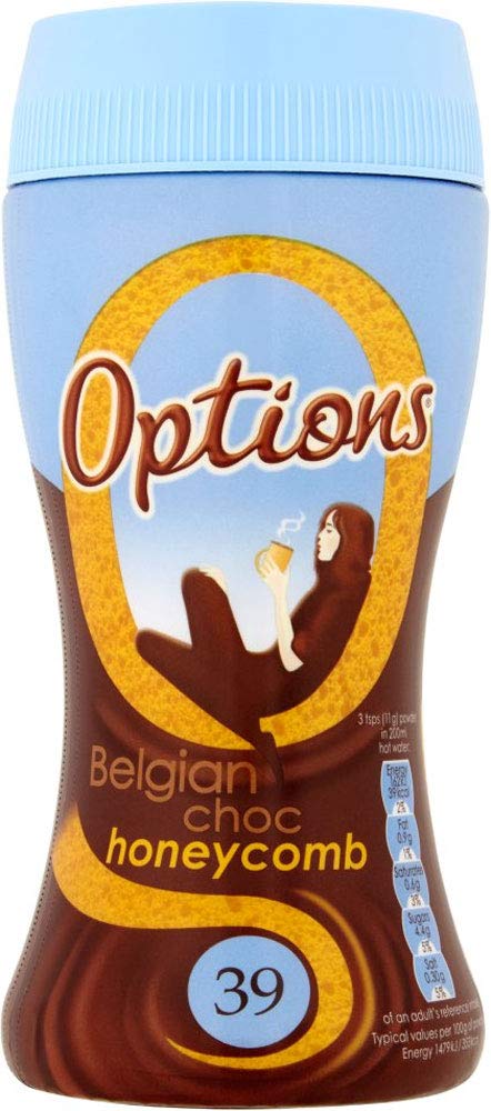 Options Instant Hot Chocolate Drink - Belgian Chocolate Honeycomb ...
