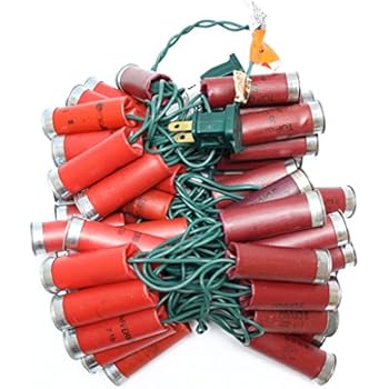 Amazon.com: Shotgun Shell Christmas Lights (50 Light Strand): Home ...