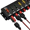 HCDC 1 in 8 Out 40A Connector DC Power Splitter Distributor Source ...