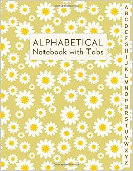 Alphabetical Notebook with Tabs: A to Z Notebook with Alphabet Index ...