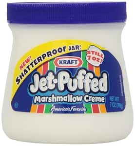 Amazon.com : Jet-Puffed Marshmallow Creme, 7-Ounce Jars (Pack of 12 ...