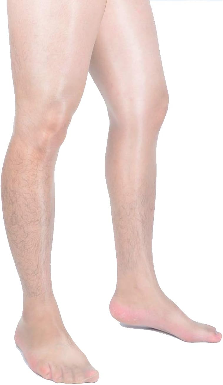 Men's 1D Ultra-Thin Oil Shiny Glossy Pantyhose Nylon Sheer Stockings ...