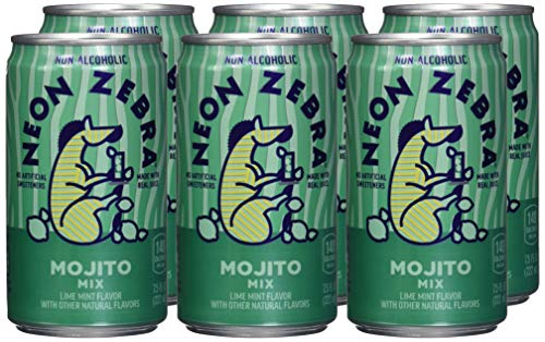 Neon Zebra Mojito Mix, Cocktail Mixers, No Artificial Sweeteners, 5% ...