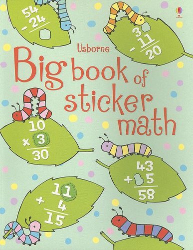 Big Book of Sticker Math: Watt, Fiona, Wells, Rachel: 9780794518257 ...