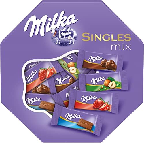 Milka Singles Mix Assorted Mini Alpine Milk Chocolate Bars 138 g price ...