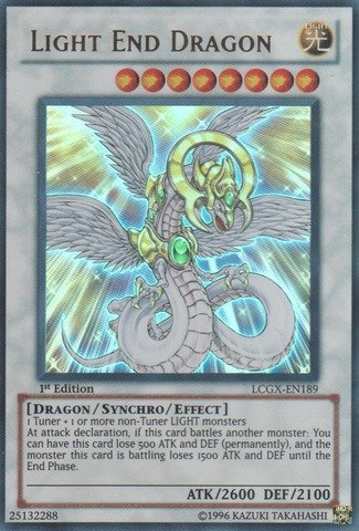 Amazon.com: Yu-Gi-Oh! - Light End Dragon (LCGX-EN189) - Legendary ...