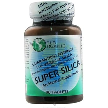 Amazon.com: World Organic Super Silica - 90 Tablets: Health & Personal Care
